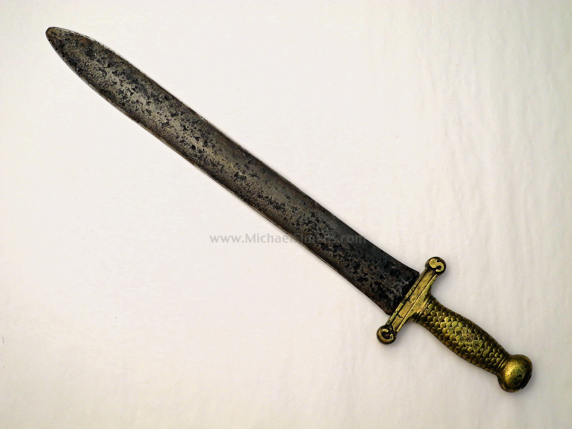 CONFEDERATE "CS" SHORT ARTILLERY SWORD