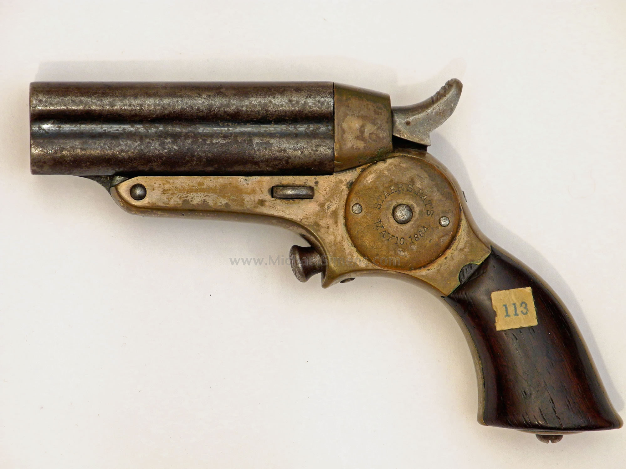 Starr four barrel pepperbox pistol, fifth model