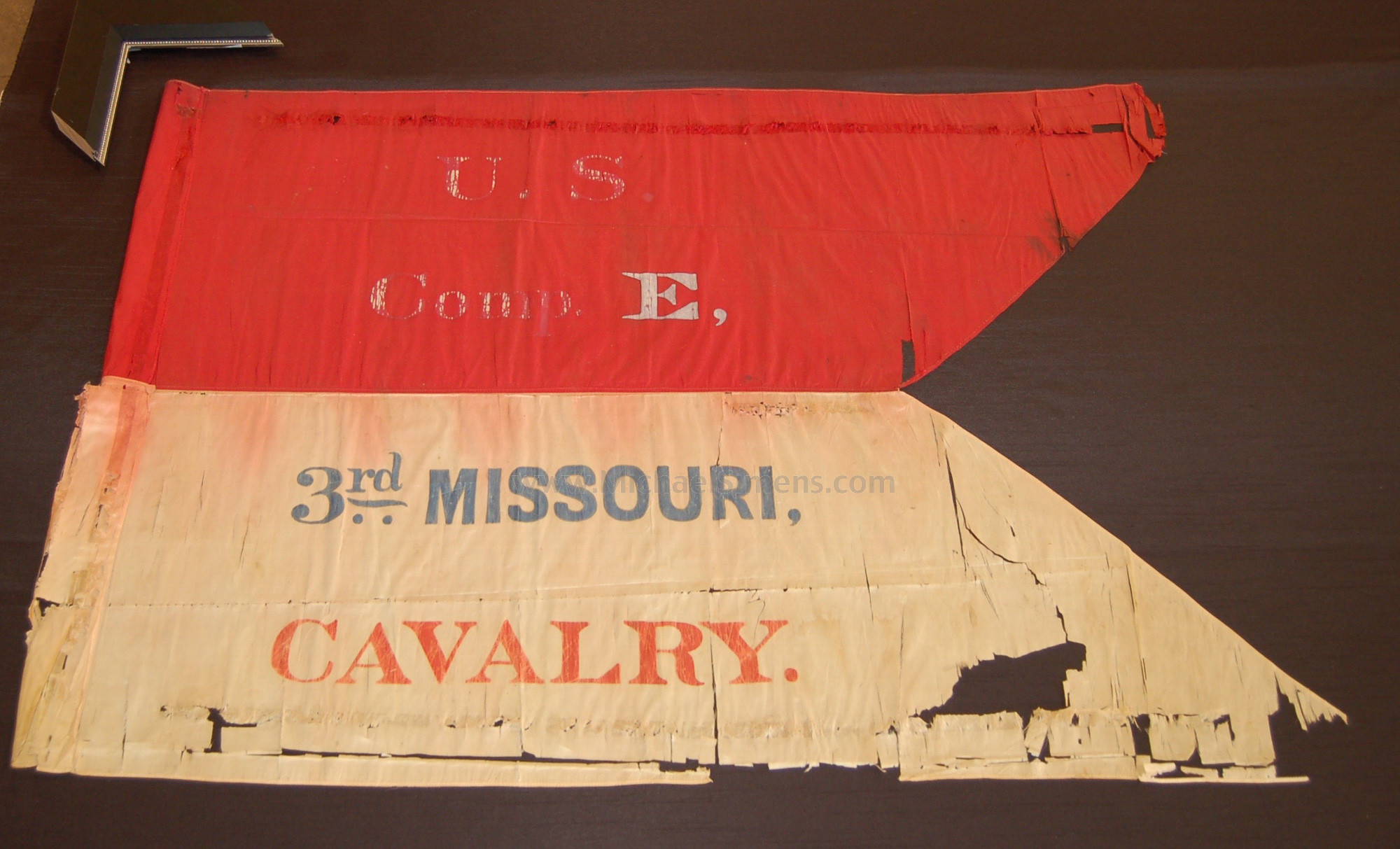 CIVIL WAR REGIMENTAL CAVALRY FLAG FROM MISSOURI