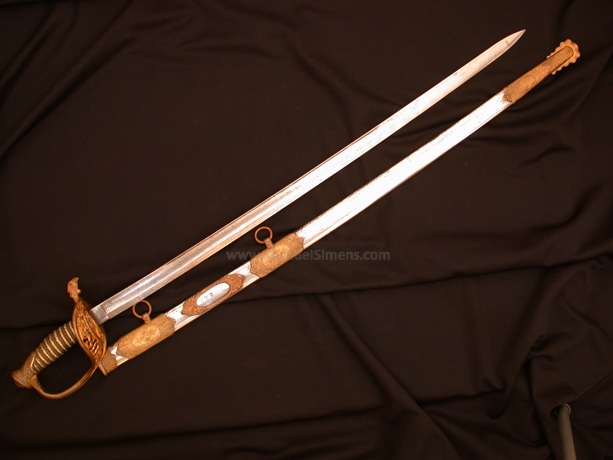 CONFEDERATE CIVIL WAR SWORD, THOMAS GRISWOLD & COMPANY