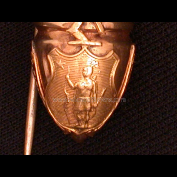 CIVIL WAR CORPS BADGE. FIRST DEFENDERS BADGE