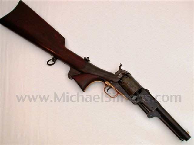 COLT 3rd MODEL DRAGOON SHOULDER STOCKED REVOLVER