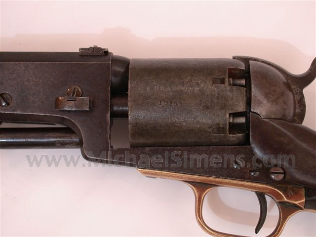 COLT 3rd MODEL DRAGOON SHOULDER STOCKED REVOLVER