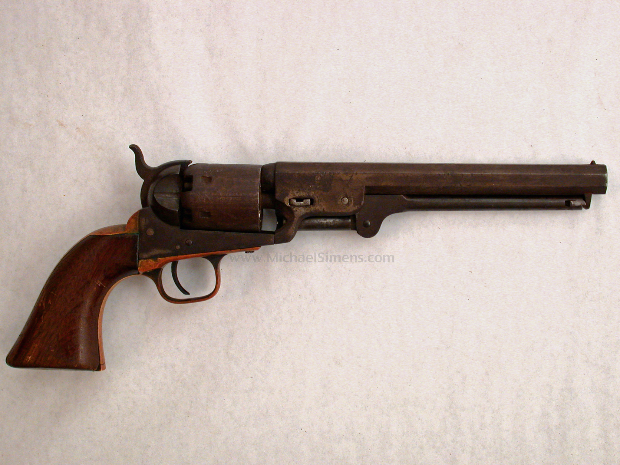 COLT NAVY REVOLVER, INSCRIBED AND IDENTIFIED