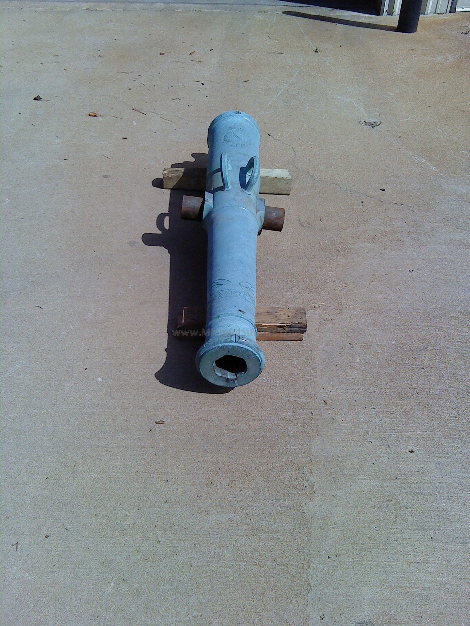 FRENCH SIX-PUNDER CANNON TUBE