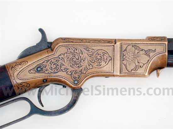 HENRY RIFLE, ENGRAVED