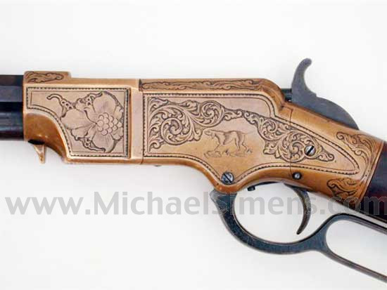 HENRY RIFLE, ENGRAVED